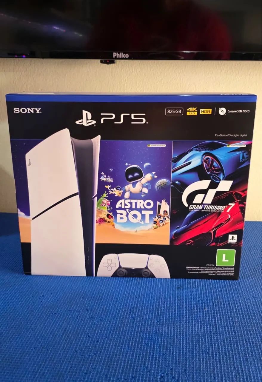 Console Sony PlayStation 5 SLIM + 2 Jogos Digitais - Consoles de Vídeo ...