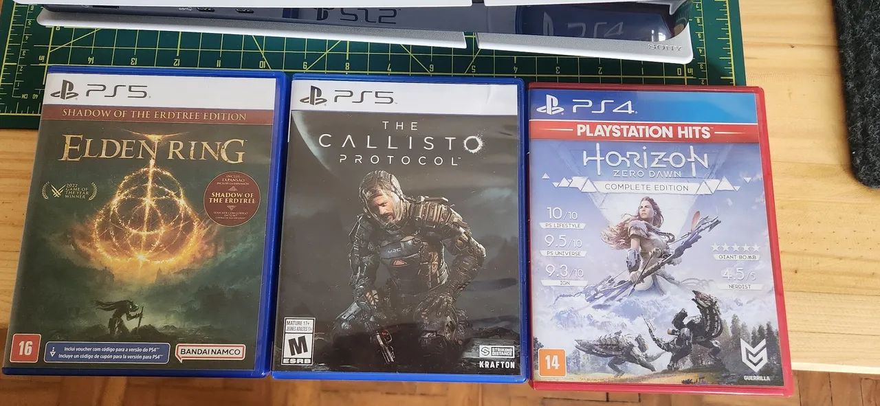 3 Jogos PS4/PS5 - Elden Ring, The Callisto Protocol e Horizon Zero Dawn - Consoles de Vídeo Game ...