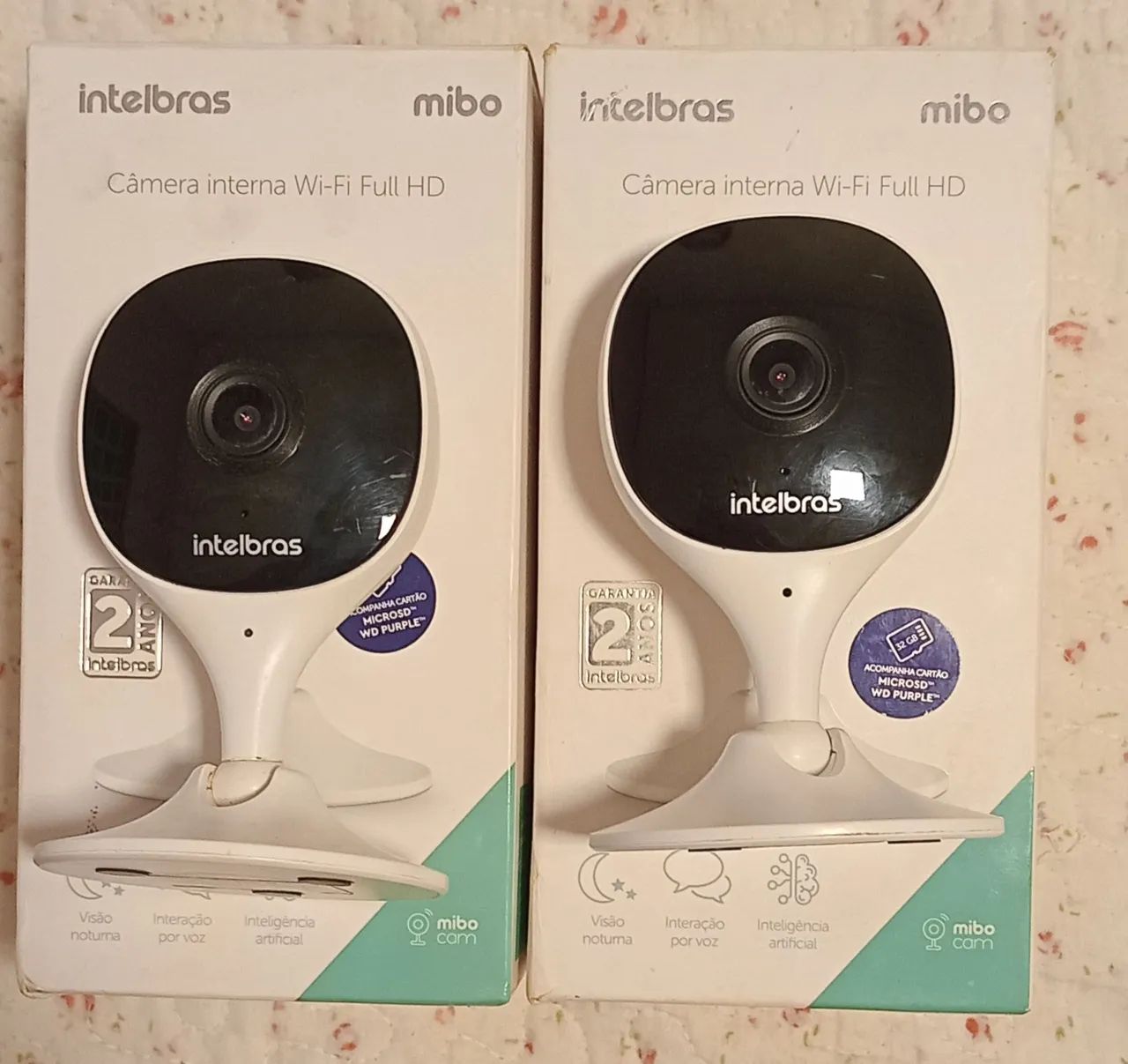 Câmeras FULLHD IMX C Intelbras wifi com cartão de memória - Câmeras e ...