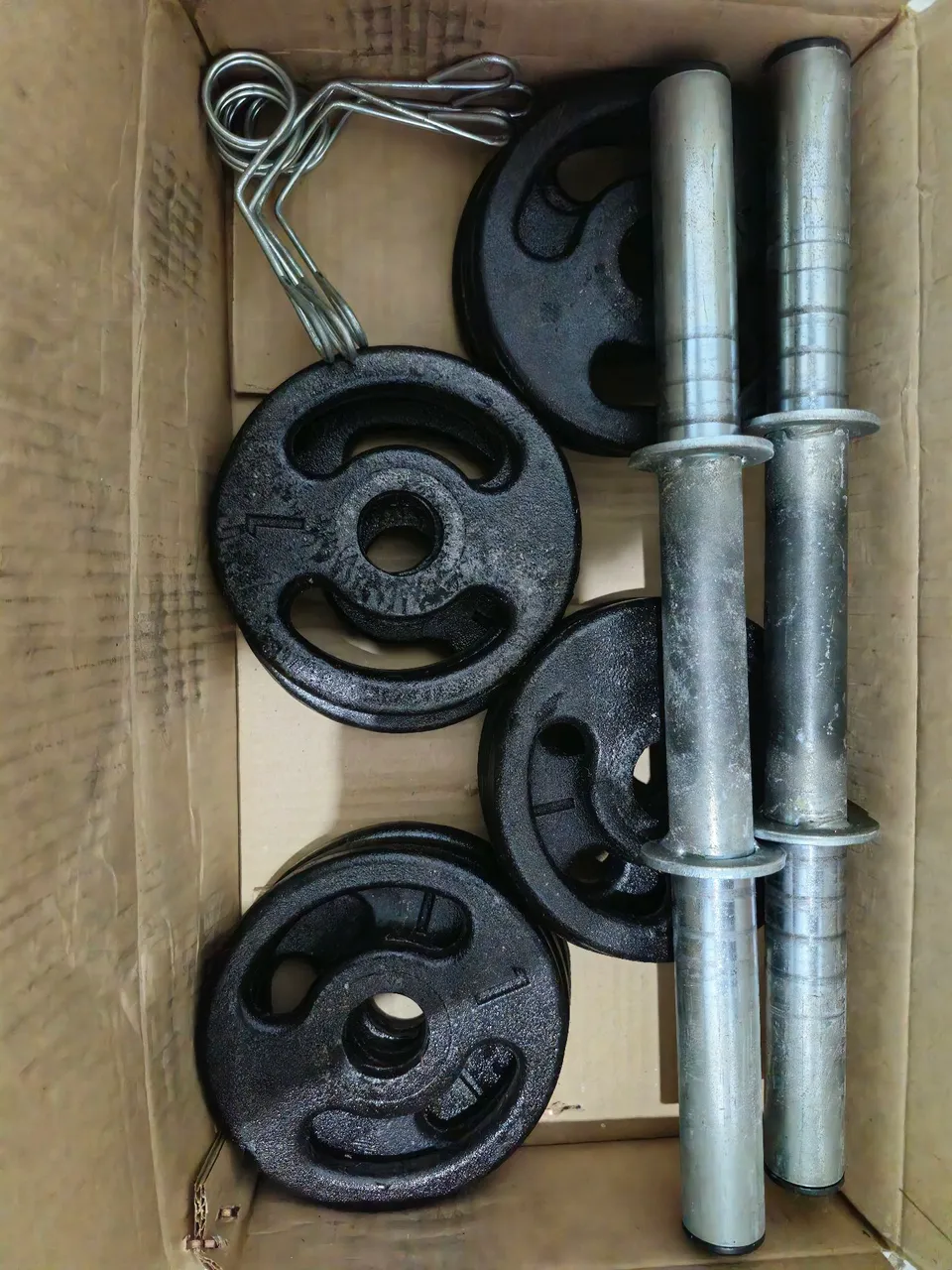 "kit de barras e anilhas" - Academia e Exercícios no Brasil