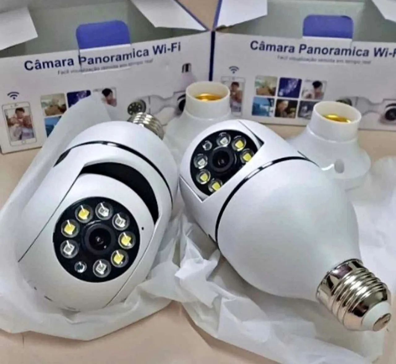 "lampadas com cameras" no Brasil