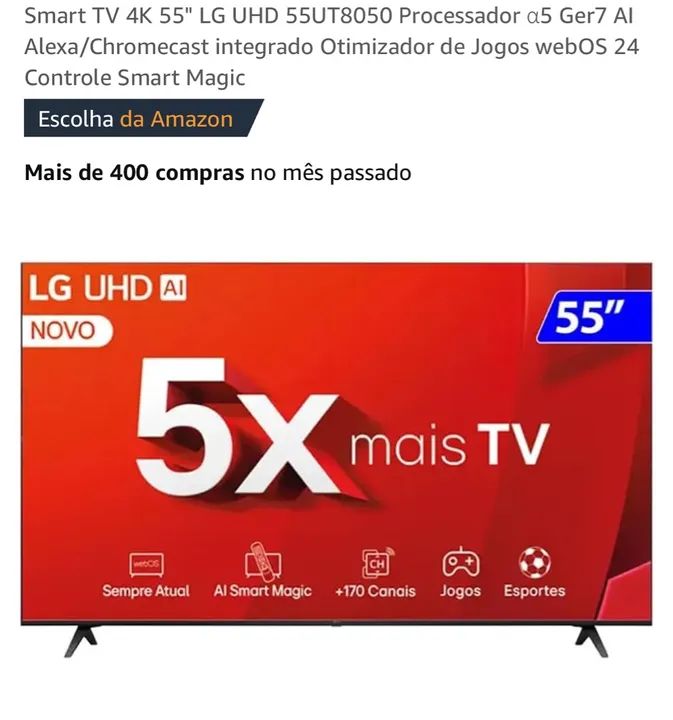 SmartTV LG 55 polegadas - Com defeito na tela - TVs - Paciência, Rio de Janeiro 1365049093 | OLX