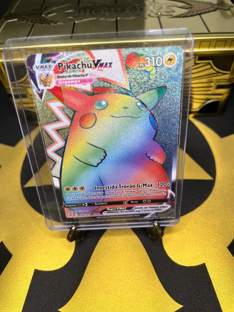 Carta Pokémon Pikachu VMAX Rainbow Gigamax - Hobbies e coleções - Vila ...
