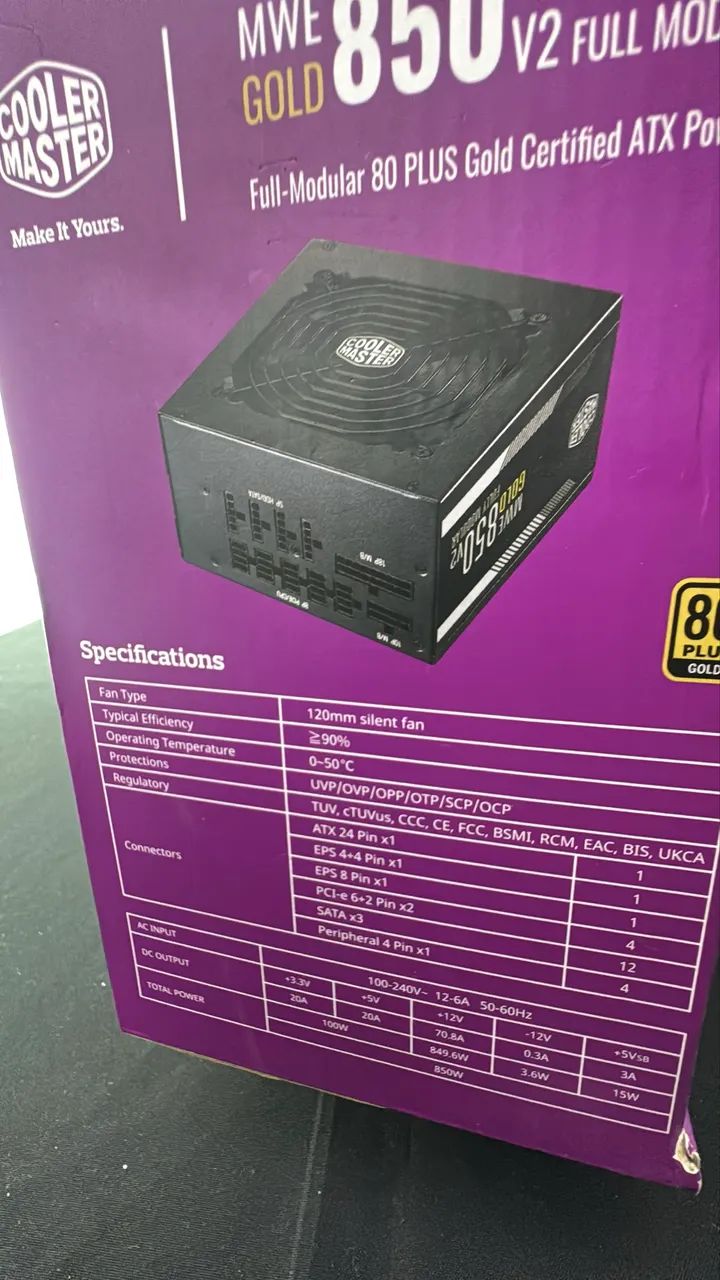 Fonte de PC 800W real - Peças de Hardware - Tanque, Rio de Janeiro ...
