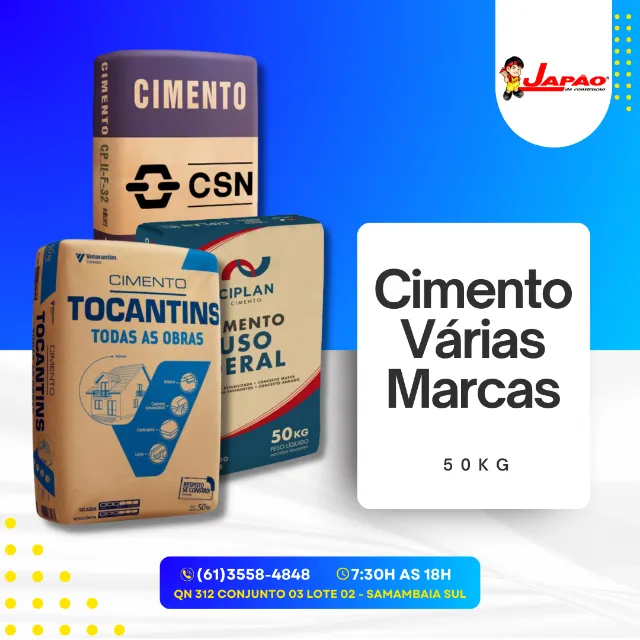 "cimento 50 kg" no Brasil