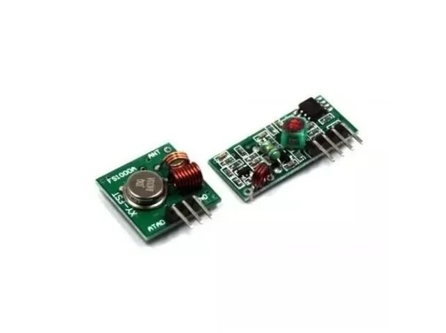 Módulo Rf Transmissor Receptor 433mhz Arduino Pic Raspberry Robotica ...