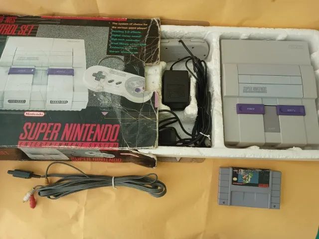 Super Nintendo Modelo SNS-001 Completo com caixa - Consoles de Vídeo Game - Bangu, Rio de ...