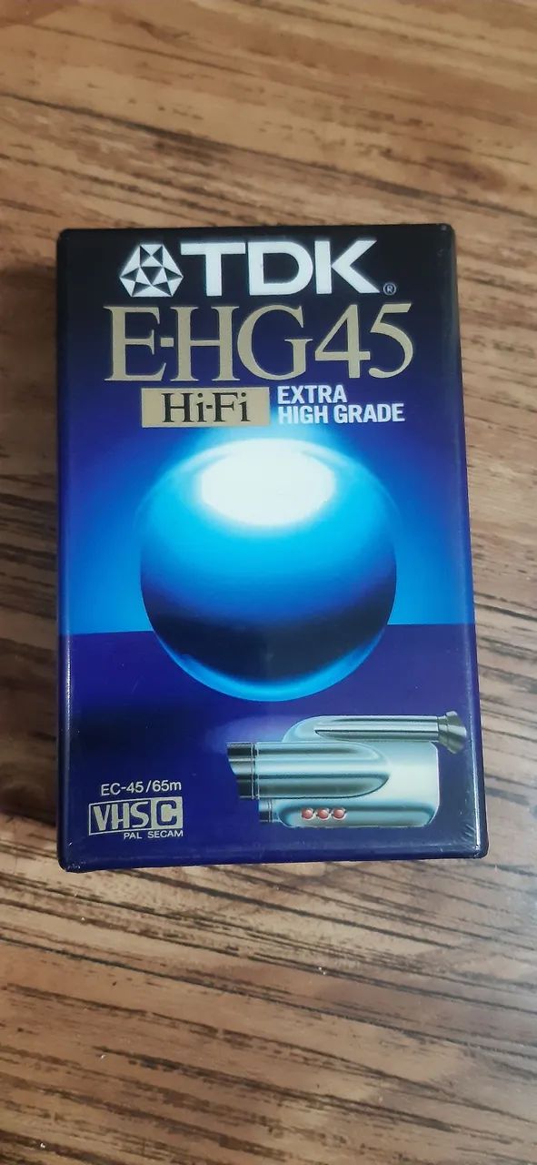 Fita VHS-C TDK E-HG45 lacrada!!! - Câmeras e Filmadoras - Jardim ...