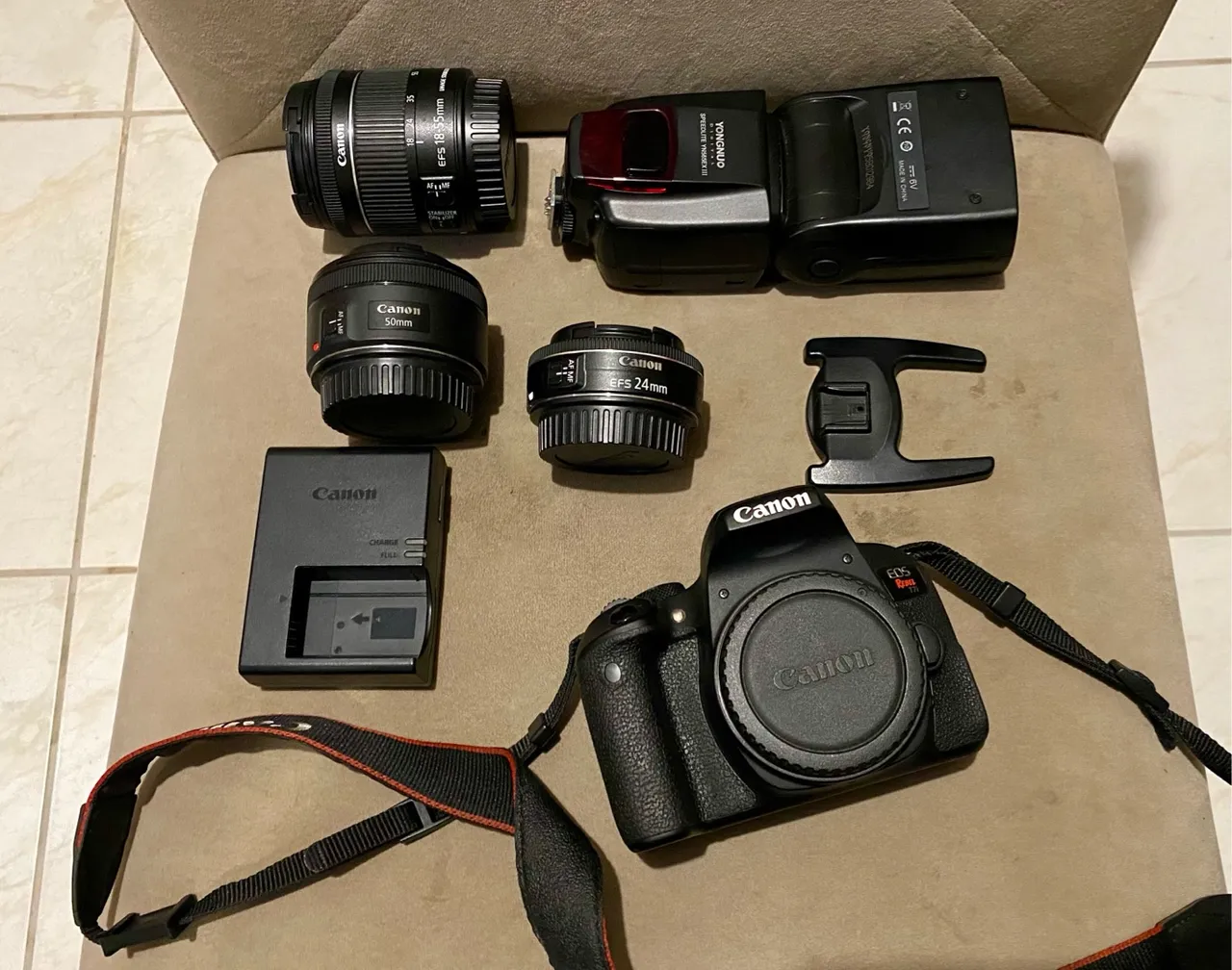 "canon t7i" no Brasil