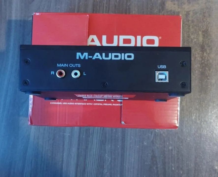 Interface de áudio M-Audio M-Trackn Solo - Equipamentos e Acessórios de ...