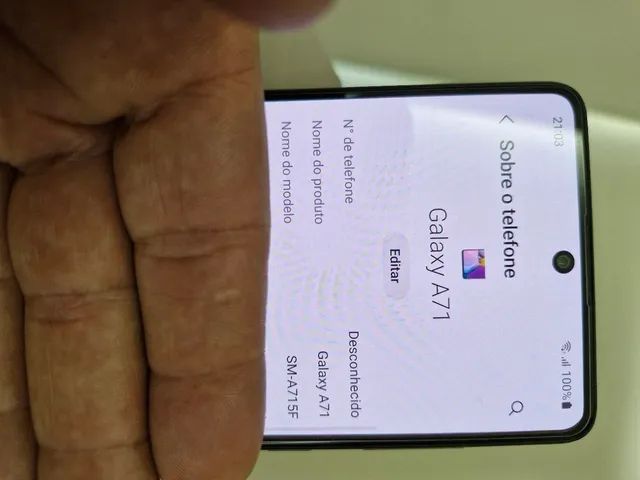 "celular samsung a 71" no Brasil