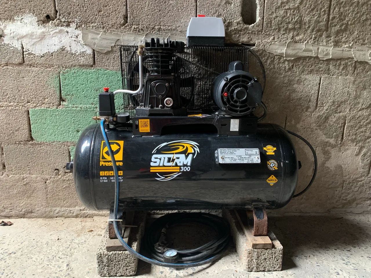 Compressor de ar 100L - Peças para tratores e máquinas - Jardim Salete ...