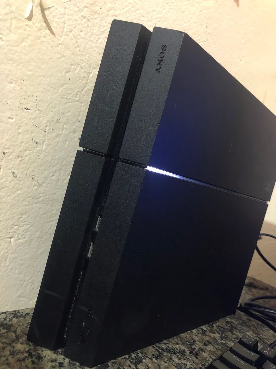 PS4 FAT 500GB + 3 controles + 4 jogos - funcionando 100%! + Fone de ...