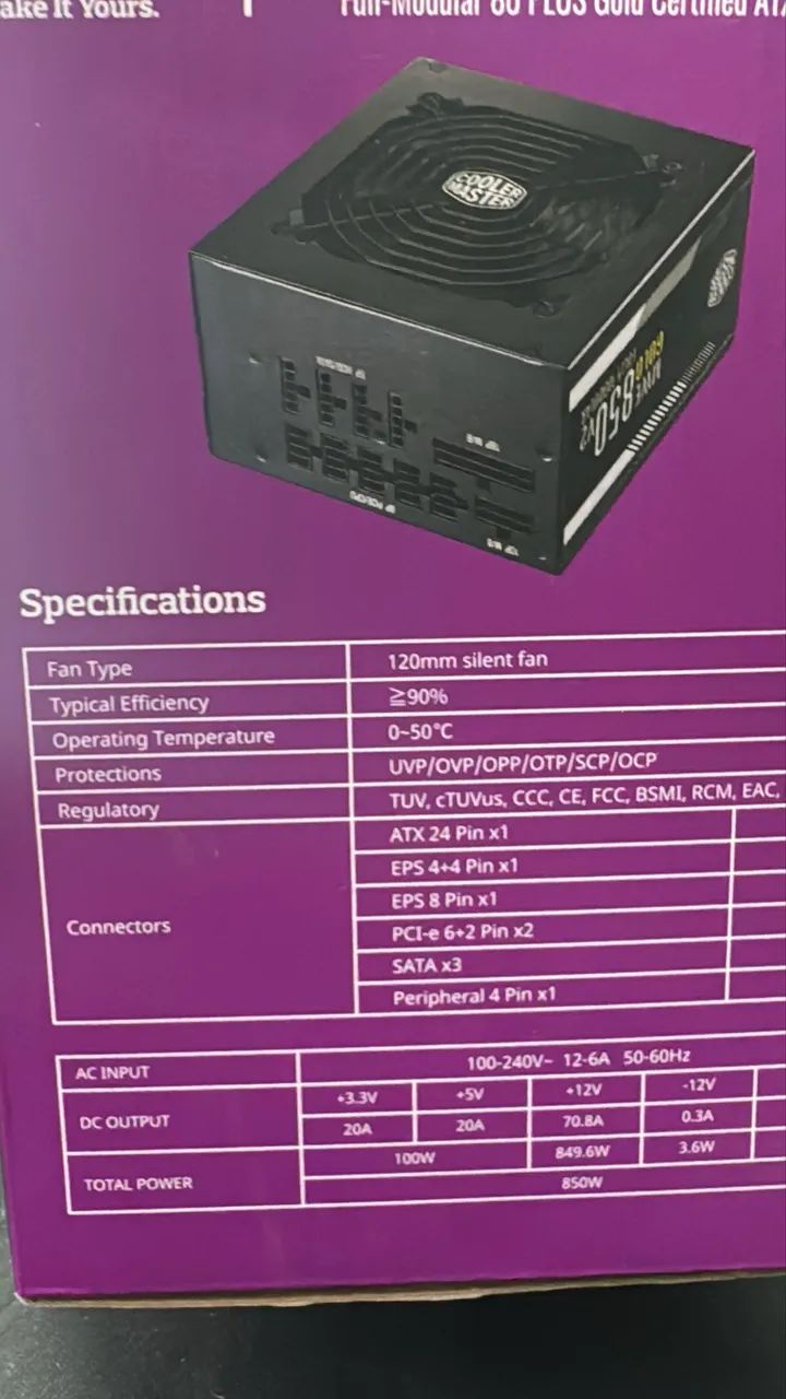 Fonte de PC 800W real - Peças de Hardware - Tanque, Rio de Janeiro ...