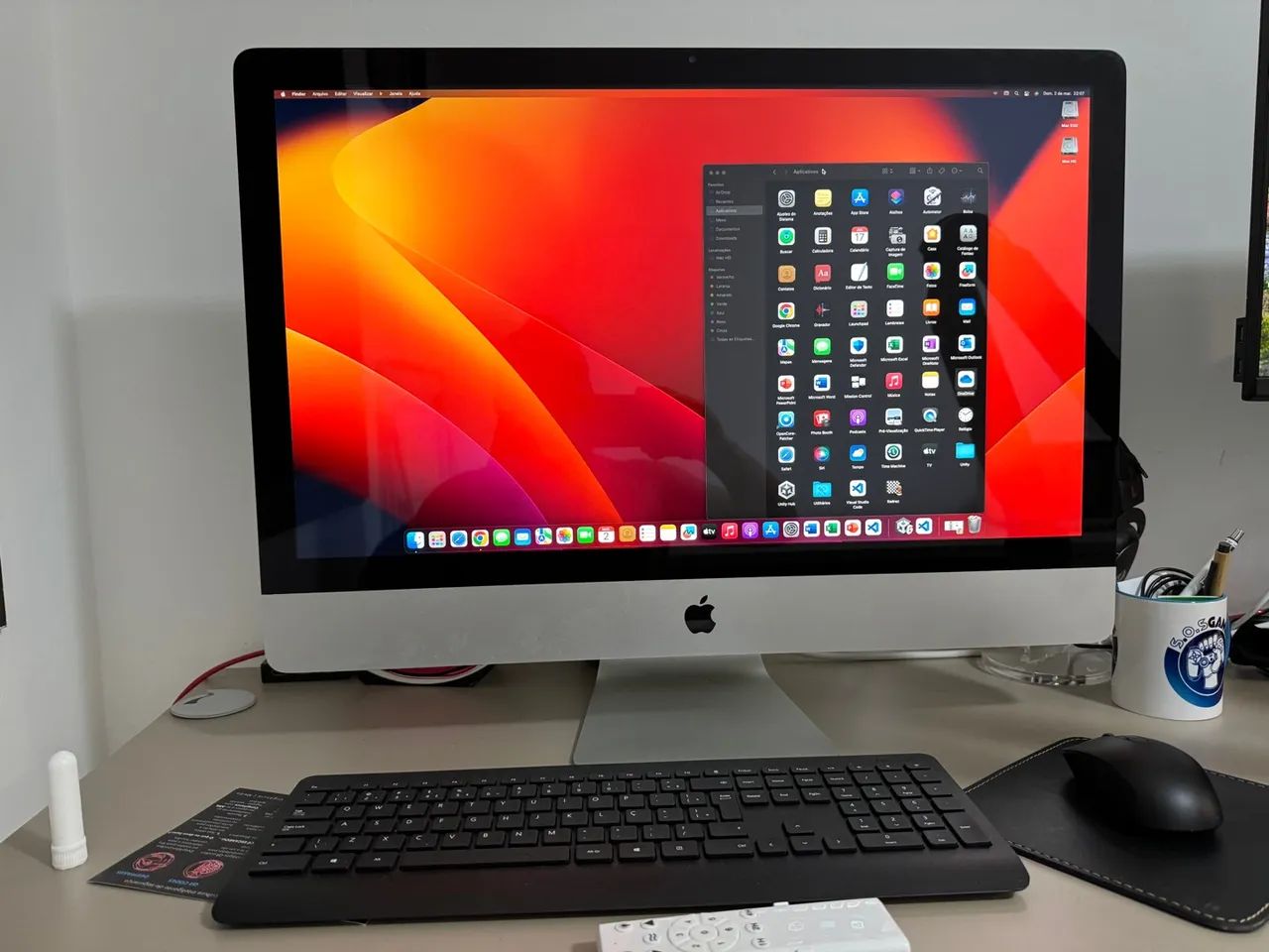 MacBook iMac 27 polegadas com teclado e mouse - Computadores e Desktops - Recreio dos ...