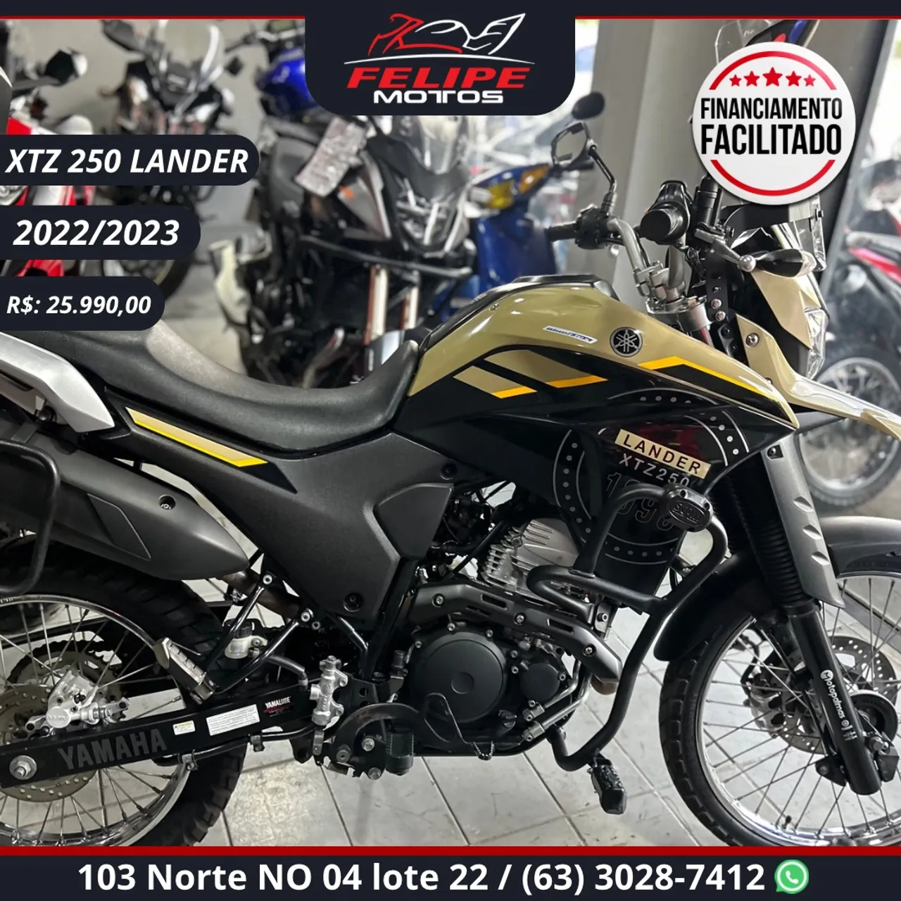 Motos YAMAHA XTZ em Tocantins