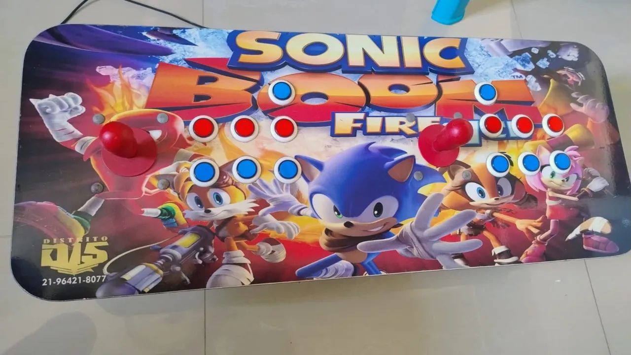 Máquina de Arcade Sonic Boom Fire & Ice - Hobbies e coleções - Tanque ...
