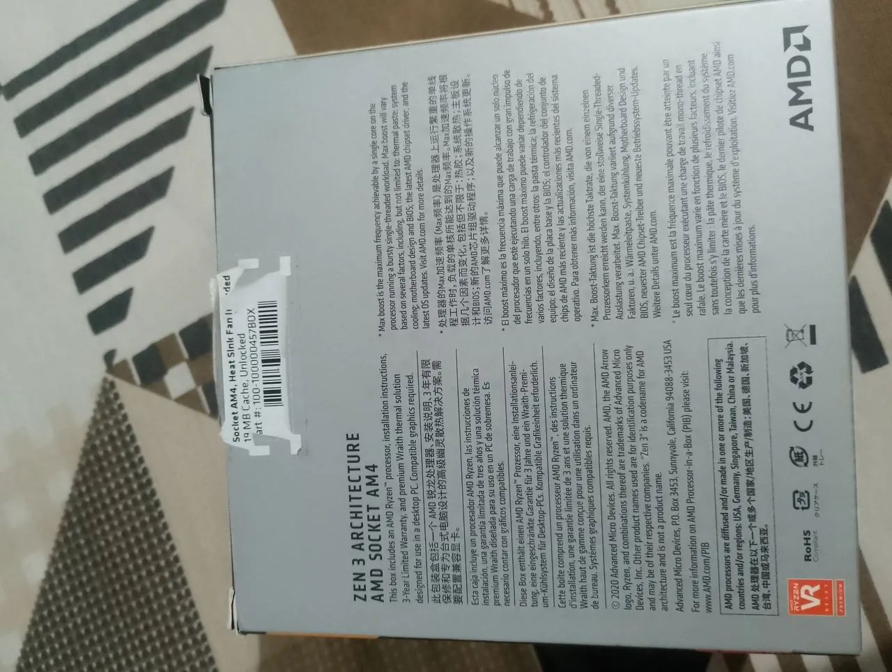 Processador Ryzen 5 5500 3.6ghz a 4.2 modo Turbo - Processadores ...