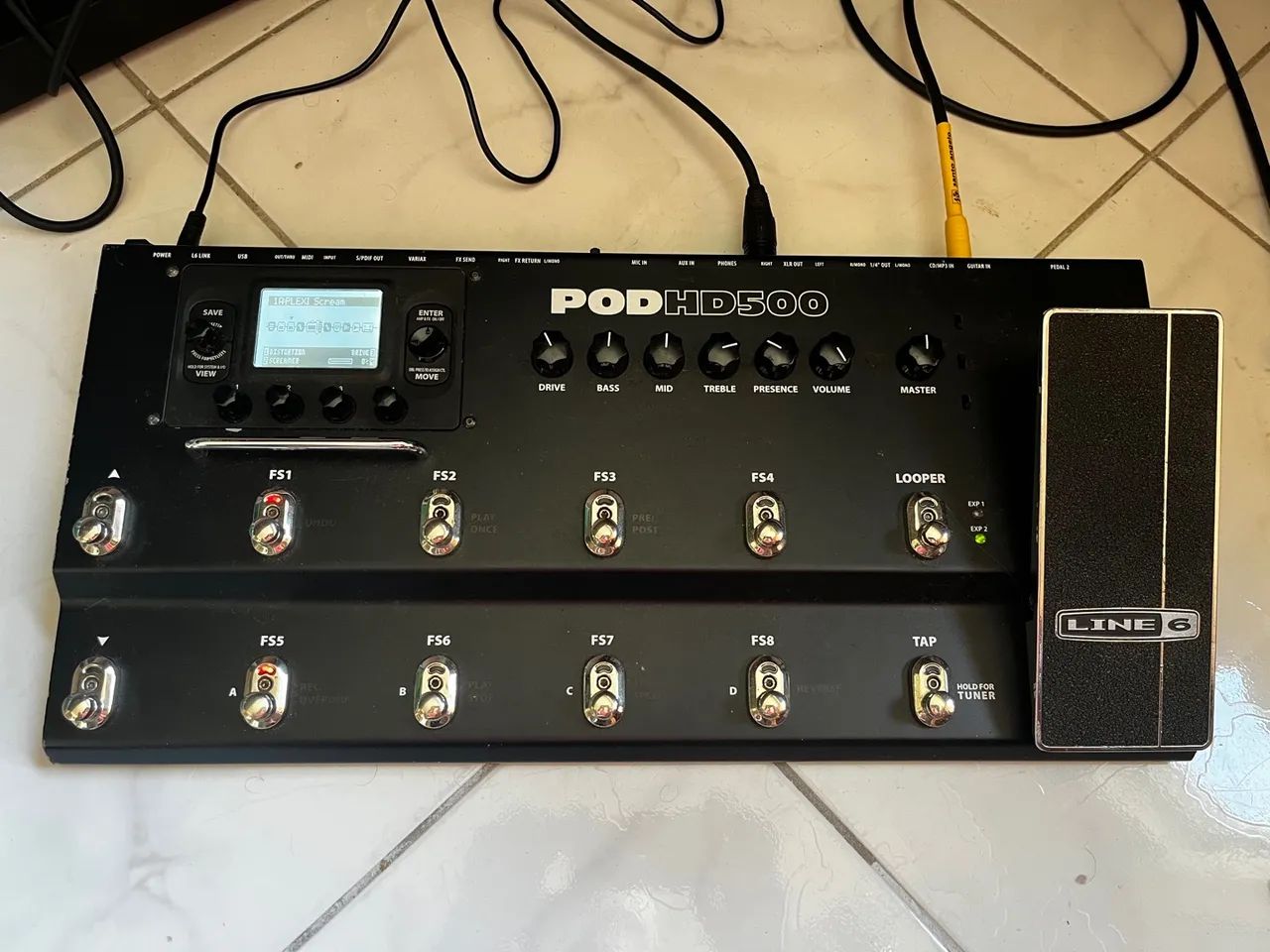 Pedaleira Line 6 POD HD500 - Instrumentos musicais - Portão, Curitiba ...