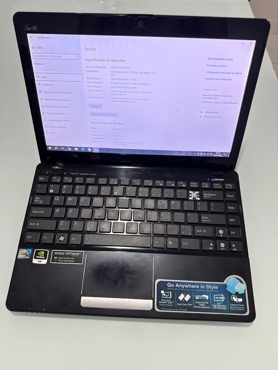 Mini Notebook no Brasil