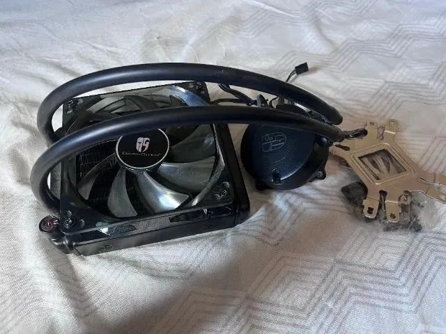 Water Cooler Gamer Storm Deepcool Maelstrom 120T, LED Blue 120mm, Intel ...