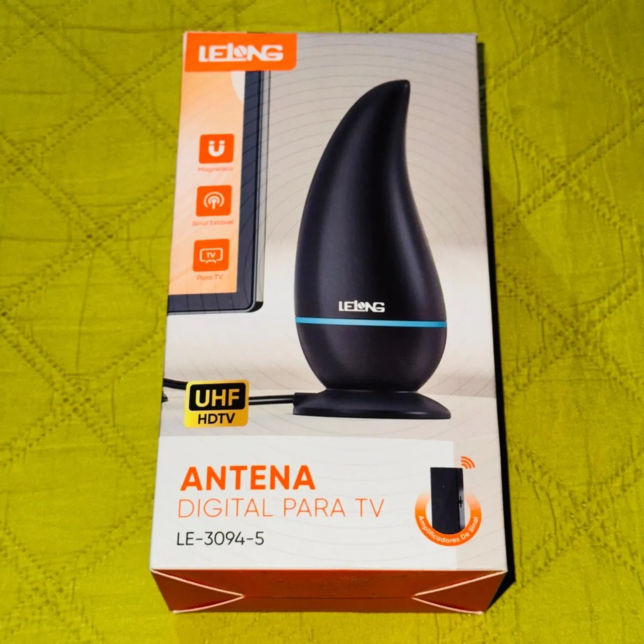 Antena Digital UHF HDTV Lelong - Amplificador de sinal - Dispositivos ...