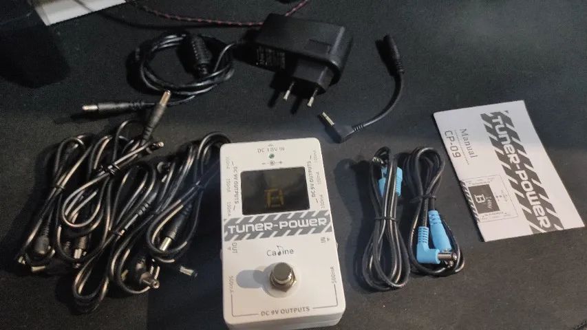 Pedal Caline CP-09 Tuner Power - Afinador e Fonte de Alimentação 2 em 1 ...