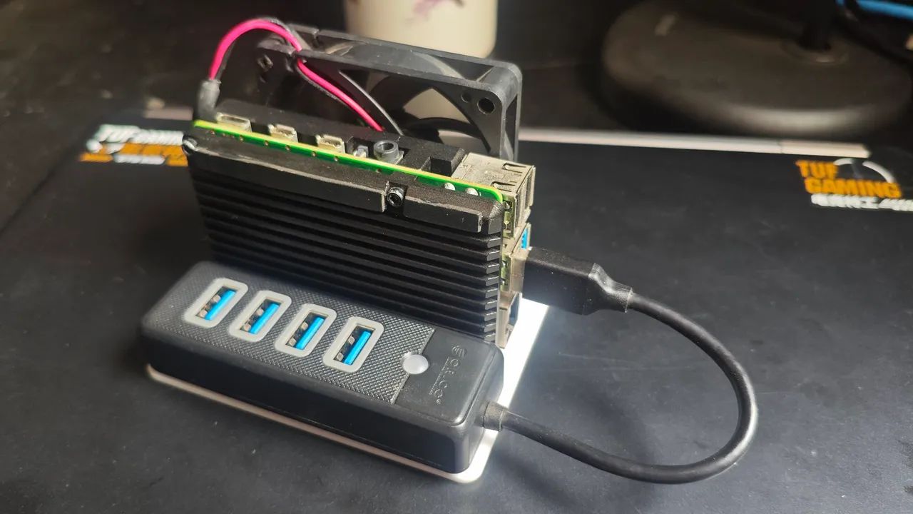 Raspberry Pi 4b 2gb Ram + cooler / dissipador / hub USB / microsd ...