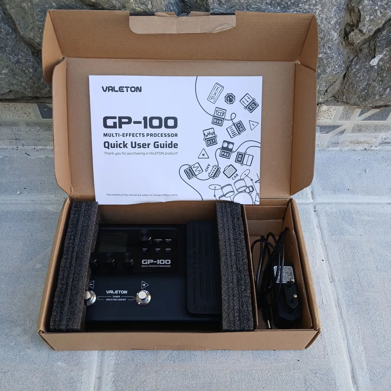 Pedaleira Valeton GP-100 - Instrumentos musicais - Campo Grande, Rio de ...