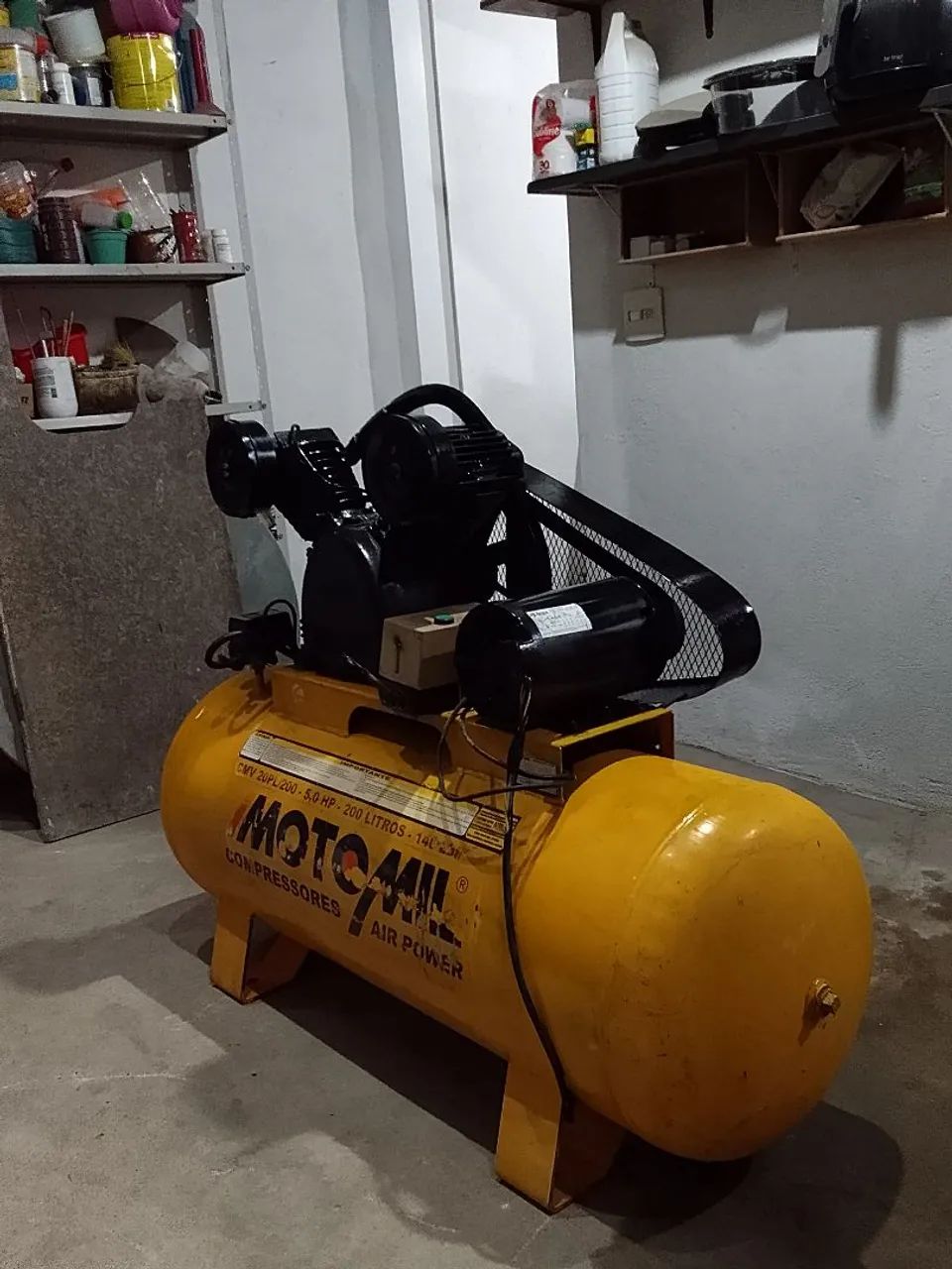 Compressor de Ar Air Power 20 Pés 200L 5HP - Ferramentas de Construção ...