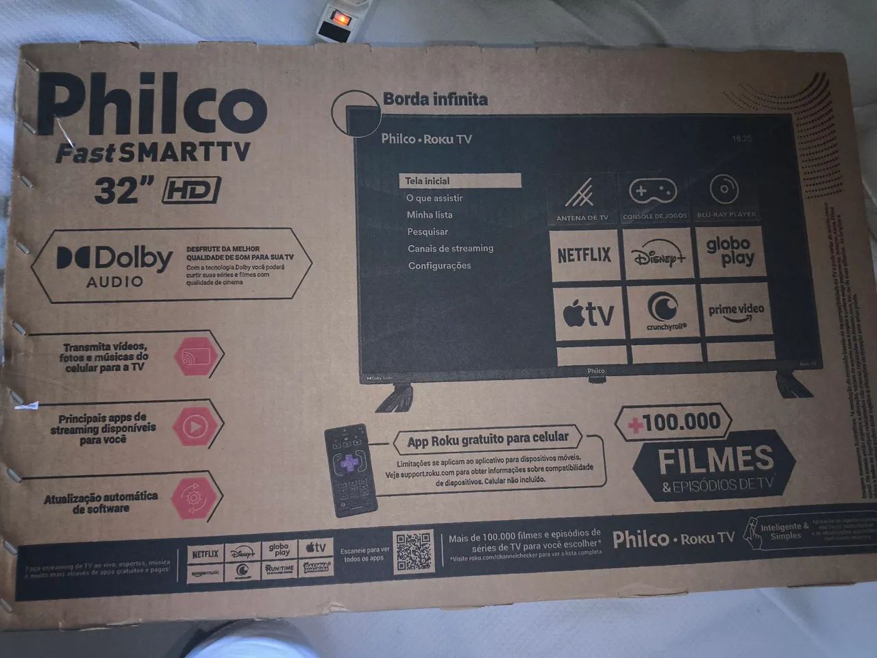 Smart TV Philco 32" HD (NA CAIXA/LACRADO) - TVs - Candelária, Natal 1379921186 | OLX