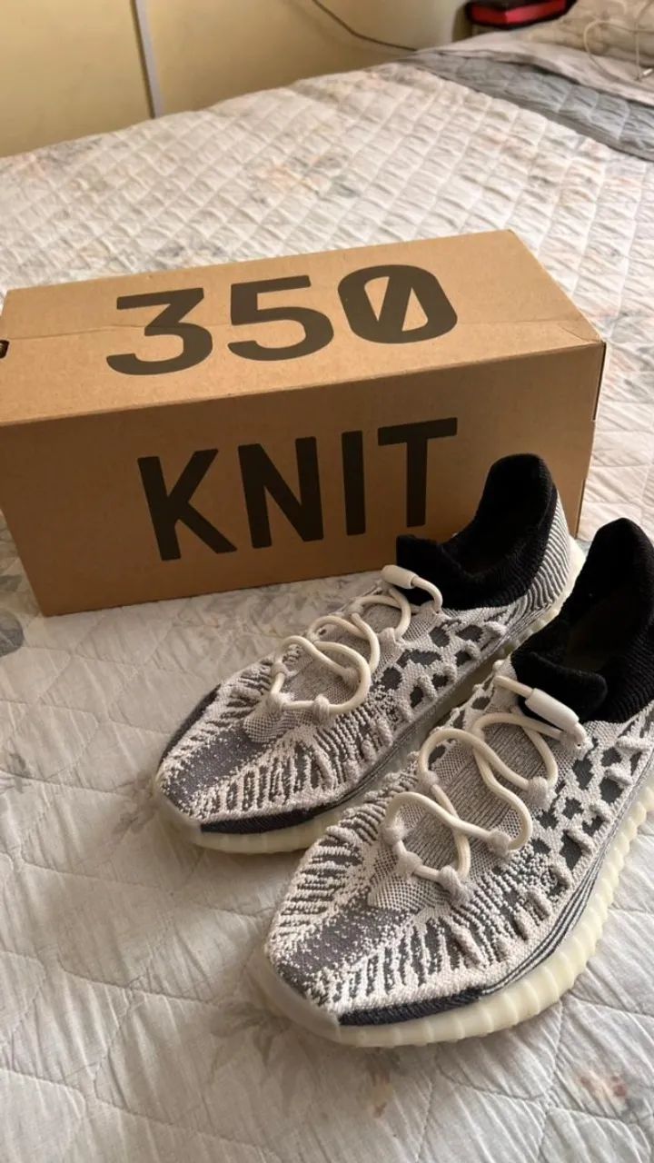 Tênis Adidas Yeezy 350 V2 CMPCT Slate White - Calçados - Taguatinga Sul ...