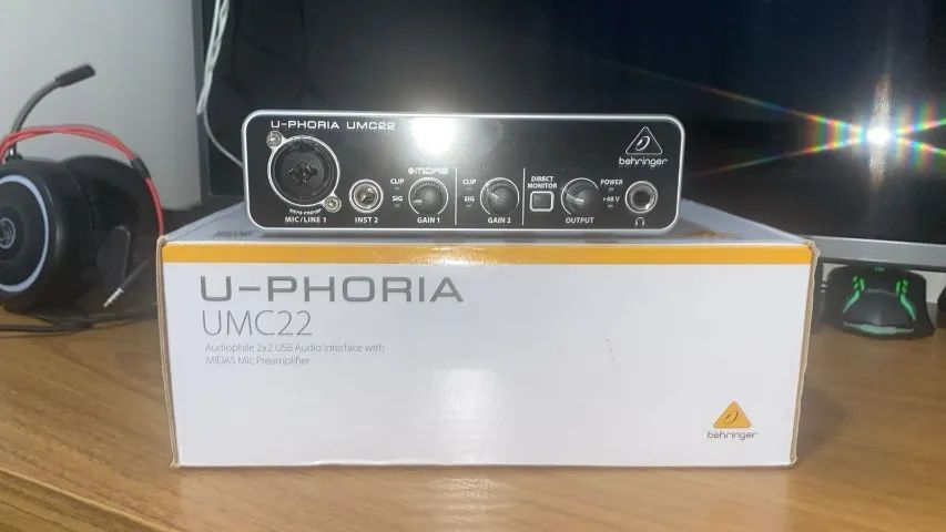 "behringer umc 22" no Brasil