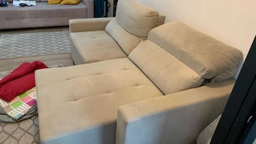 Sofa de 3 Lugares Retrátil Bem Limpo bem Conversado - Sofás e Poltronas ...
