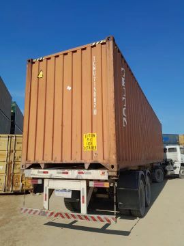 "container de 40 pes" no Brasil