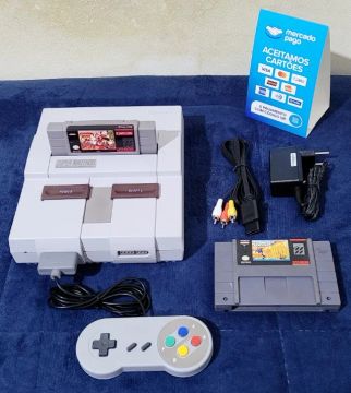 "super nintendo antigo" no Brasil