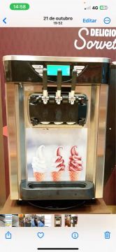 "maquina de sorvete" no Brasil