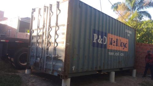 "container 20 pes" no Brasil