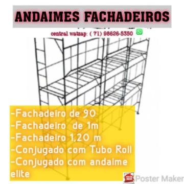 "andaime tubo roll" no Brasil