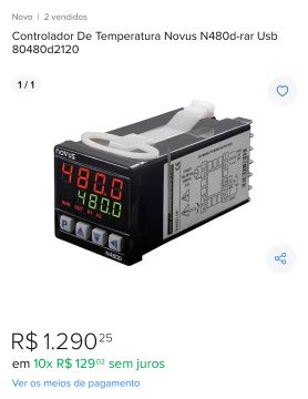 "controlador novus" no Brasil