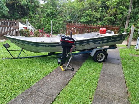 "barco de aluminio com motor" - Barcos e aeronaves no Brasil