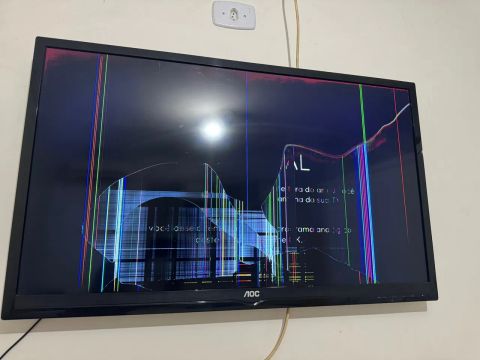 "tela tv aoc 43 polegadas" - TVs no Brasil