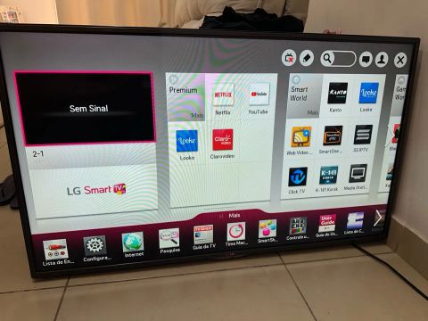 "smart tv lg 47 polegadas" - TVs no Brasil
