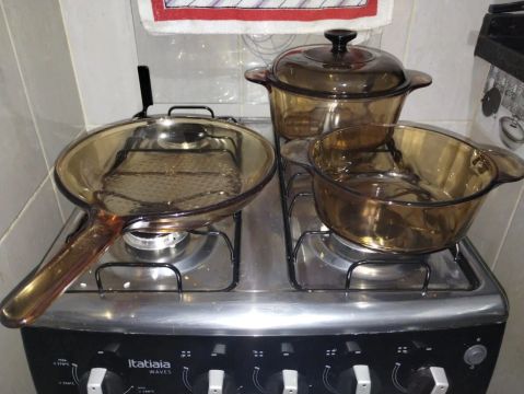 "panelas de vidro vision" - Utensílios Para Cozinha no Brasil