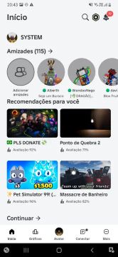 "conta roblox" no Brasil