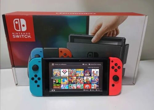 "nintendo switch v1" - Consoles de Vídeo Game no Brasil