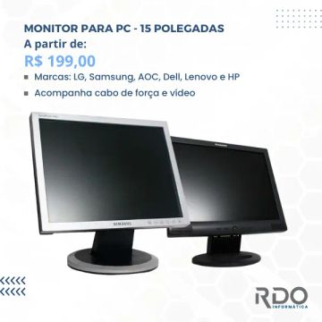 "monitor lg 15 polegadas" - Monitores no Brasil