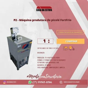 "maquinas de picoles" no Brasil