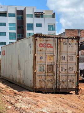 "container de 40 pes" no Brasil