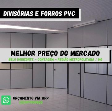 "divisoria pvc" no Brasil